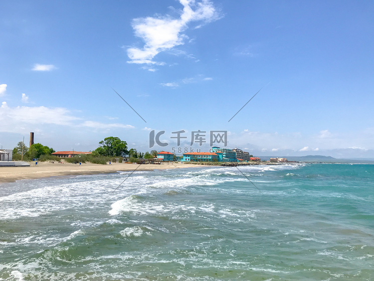 波摩瑞，保加利亚的美丽海景。高清摄影大图-千库网