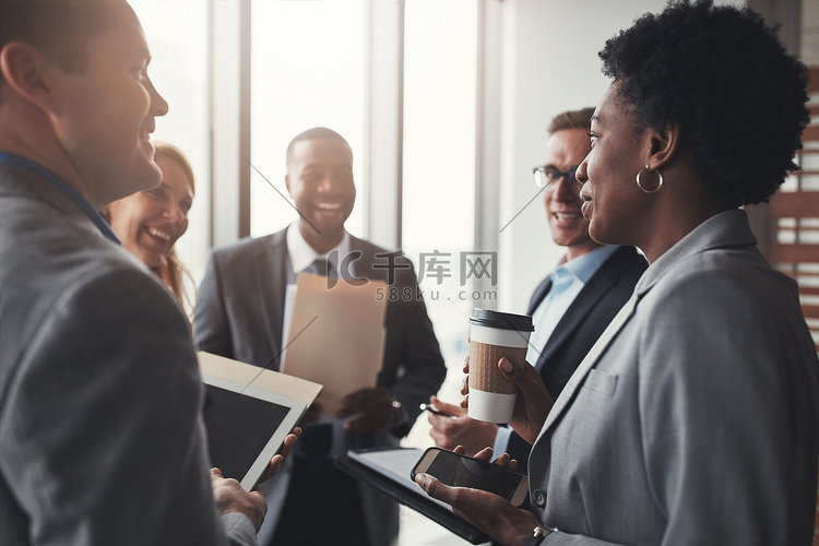 团队合作更容易取得成功。高清摄影大图-千库网