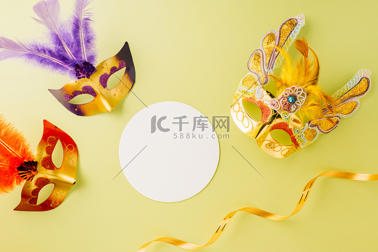 快乐普珥节嘉年华配饰高清摄影大图-千库网