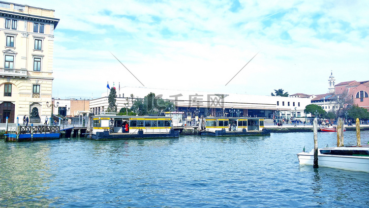 冬天的意大利威尼斯高清摄影大图-千库网