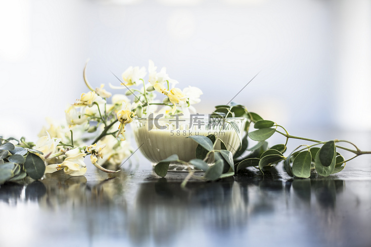 Ayurevidic Paste 由 Moringa concanensis Nimmo 制成，也被称为 Kadvo Saragvo ...