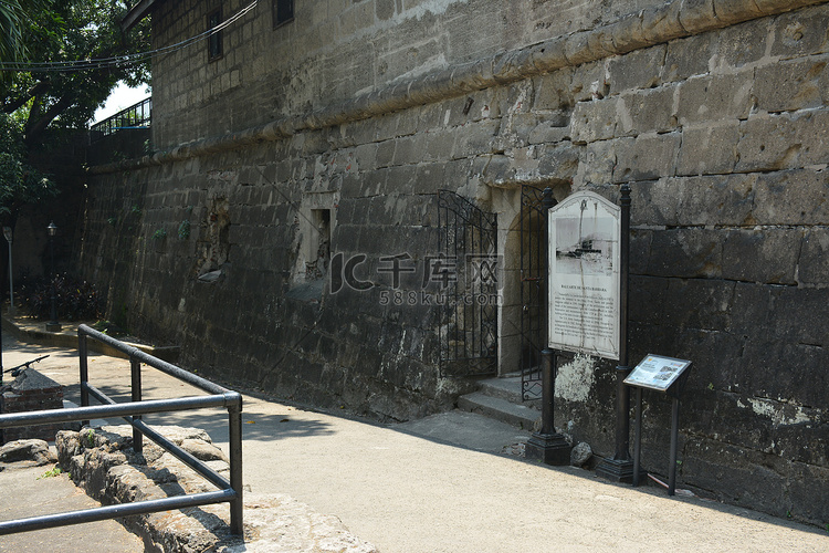 菲利普在马尼拉 Intramuros 的 Baluarte de Santa Barbara 立面高清摄影大图-千库网