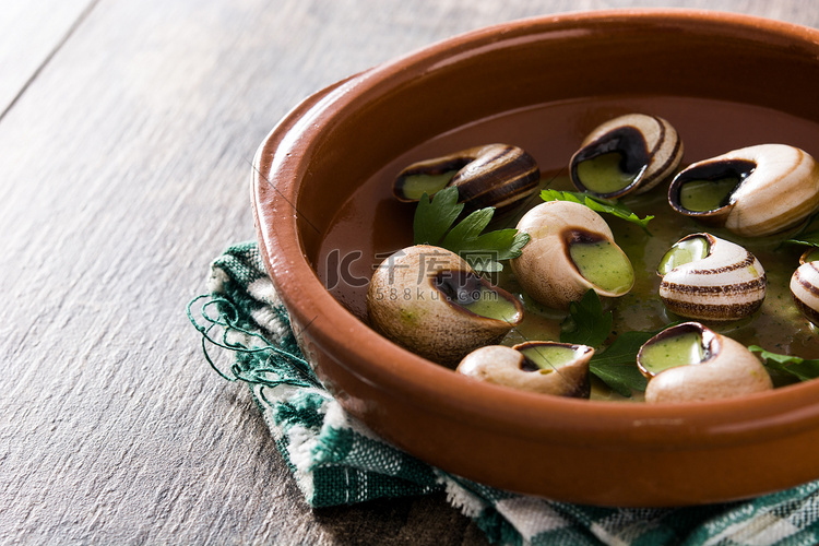 Escargots de Bourgogne。高清摄影大图-千库网