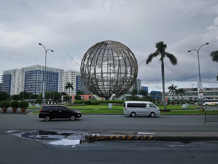 菲律宾帕赛亚洲环球圆形大厅 SM 购物中心高清摄影大图-千库网