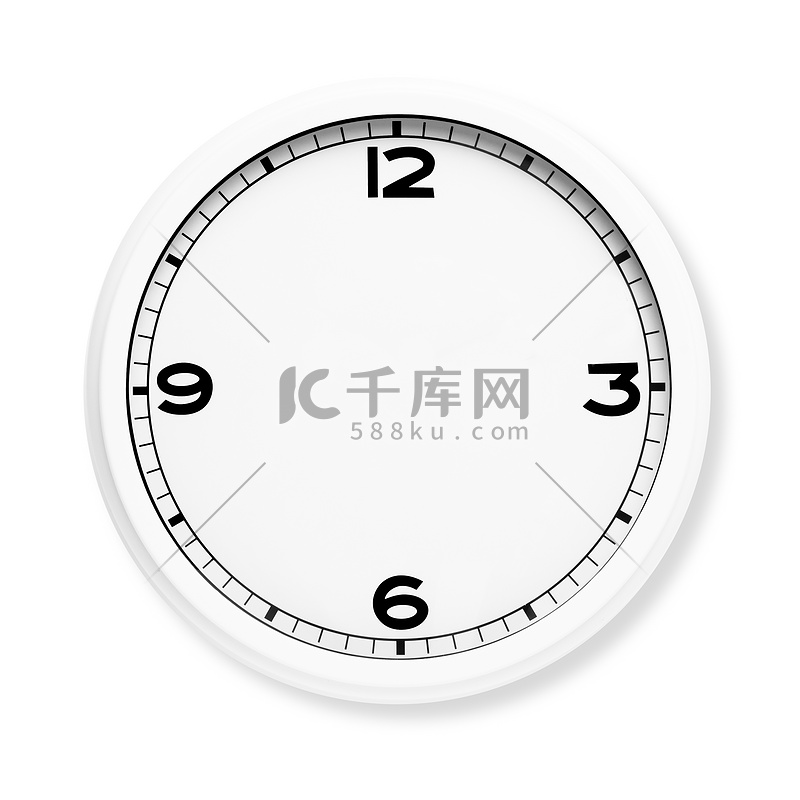 没有指针的钟面高清摄影大图-千库网