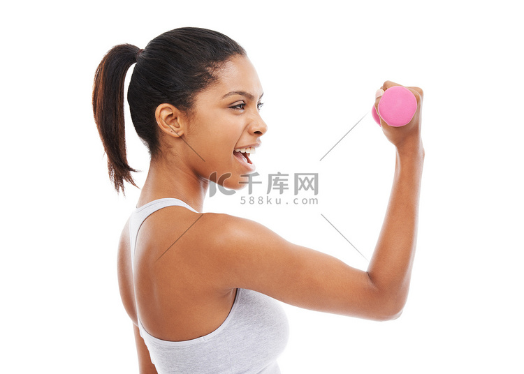 创造伟大的肌肉张力。高清摄影大图-千库网