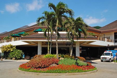 Tagaytay, Cavite, Philipp 的 Tagaytay Highlands 会所立面高清摄影大图-千库网