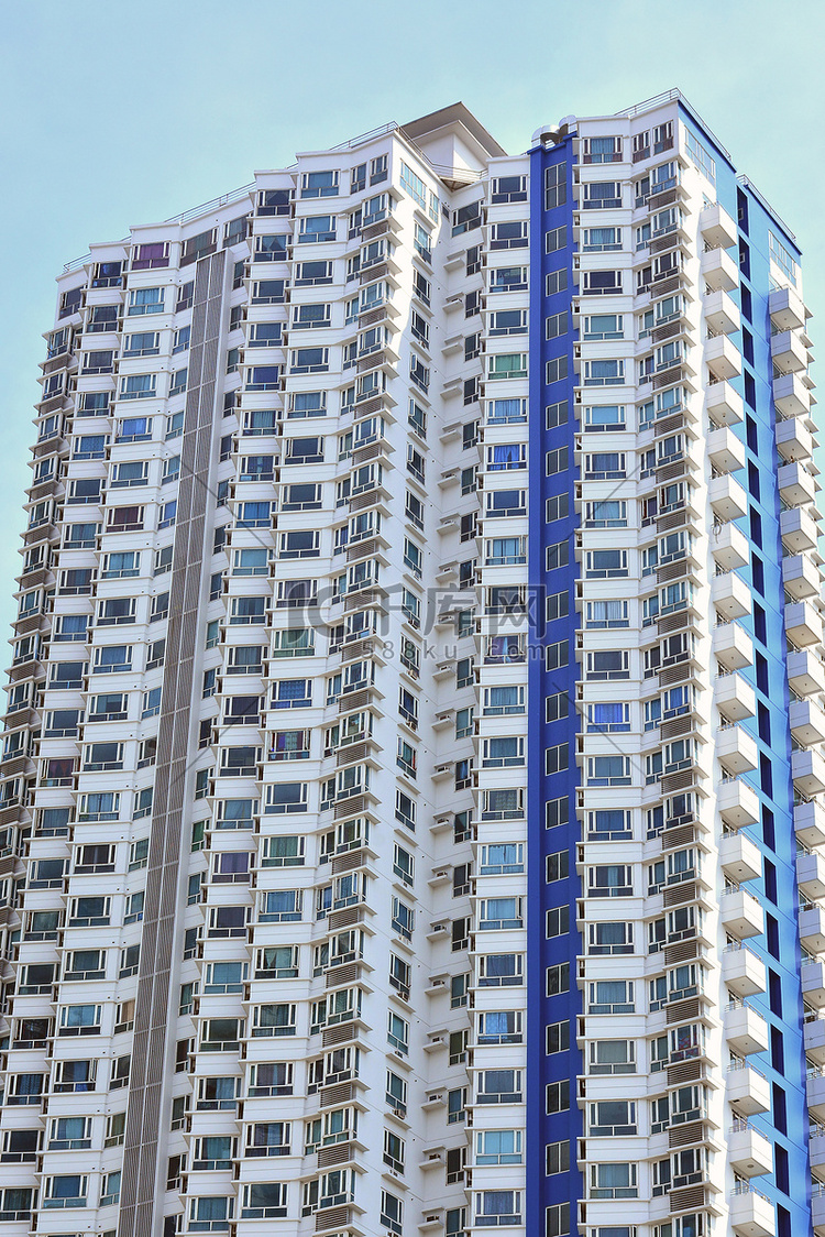 菲律宾奎松市的 Mezza 住宅立面高清摄影大图-千库网