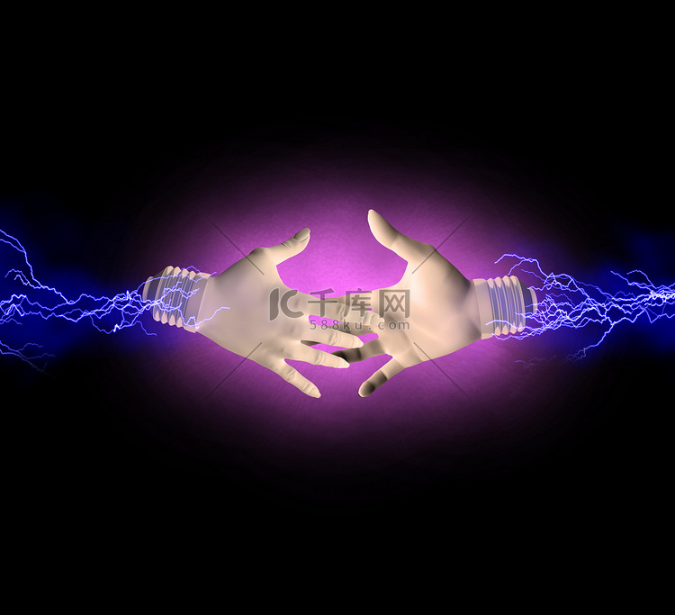 电动握手高清摄影大图-千库网