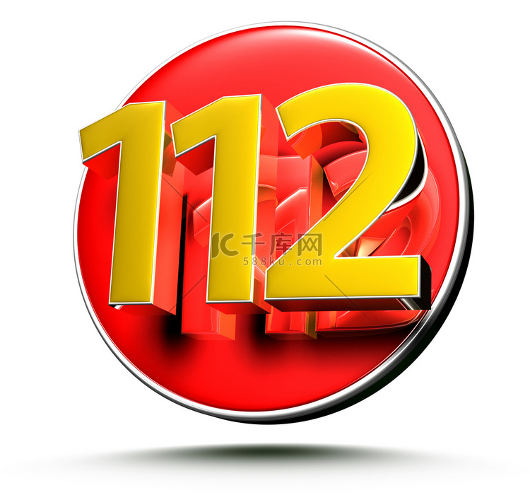 数字 112 3d。高清摄影大图-千库网
