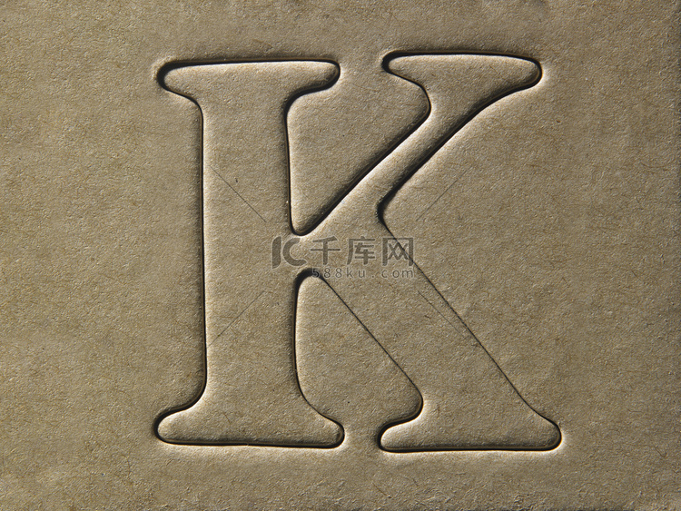 字母k高清摄影大图-千库网