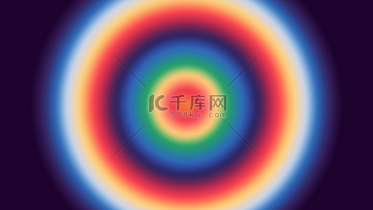 五颜六色的未聚焦的多彩多姿的圆圈。高清摄影大图-千库网