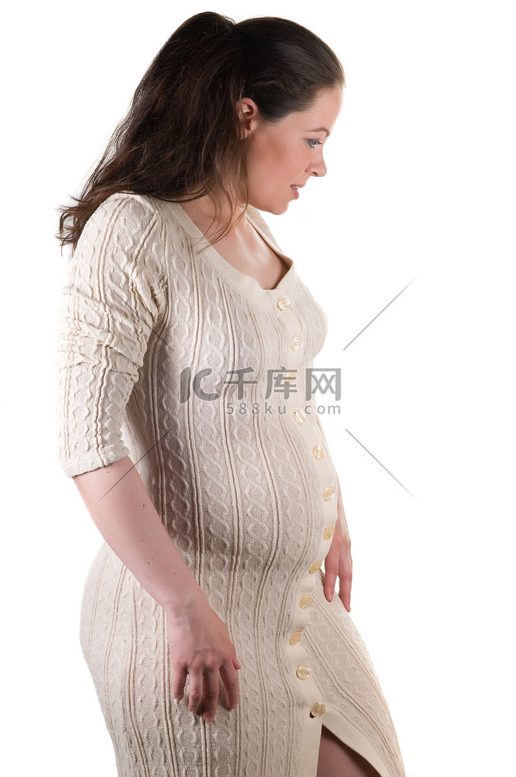 怀孕的女人高清摄影大图 千库网