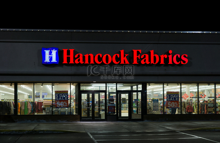 Hancock Fabrics 零售店外观高清摄影大图-千库网