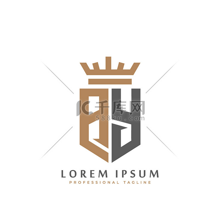 两个字母 A&Y 的高级 AY 字母组合。高清摄影大图-千库网