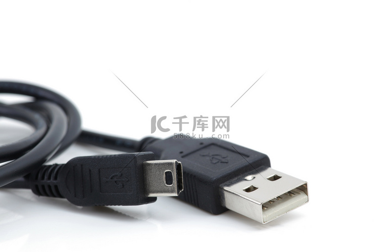 USB电缆高清摄影大图-千库网
