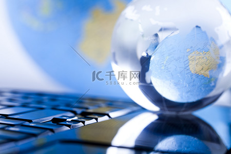 互联网符号、现代网络符号概念高清摄影大图-千库网
