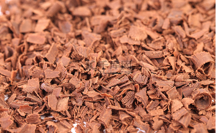 磨碎的巧克力。高清摄影大图-千库网