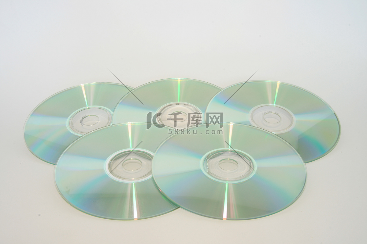 五张CD高清摄影大图-千库网
