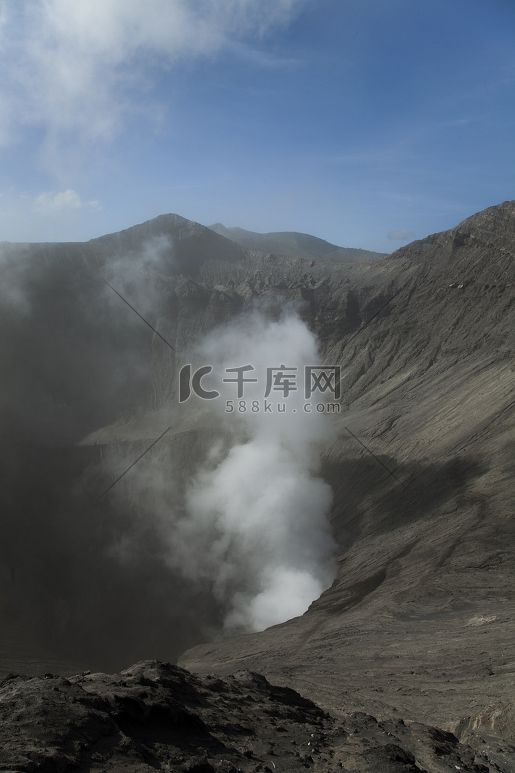 火山 Ijen，Java，印度尼西亚，明亮的五颜六色的生动的题材高清摄影大图-千库网