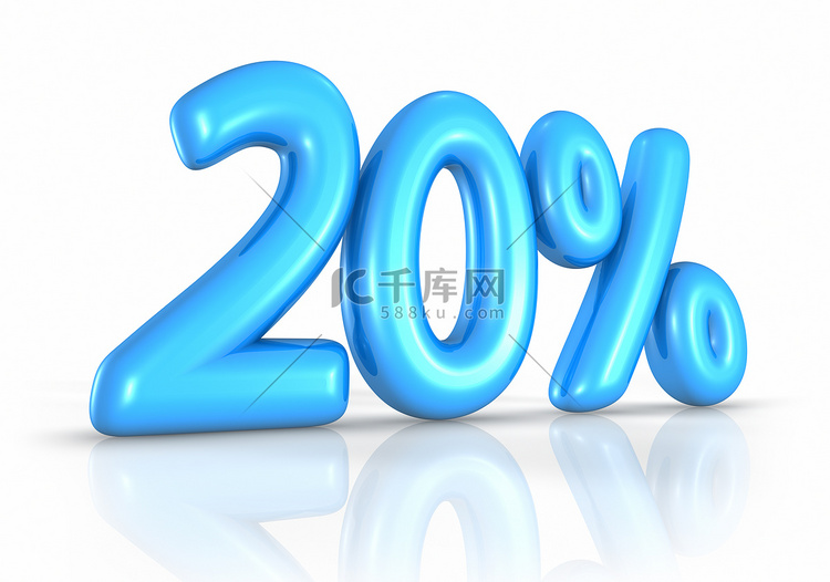 气球百分之二十高清摄影大图-千库网