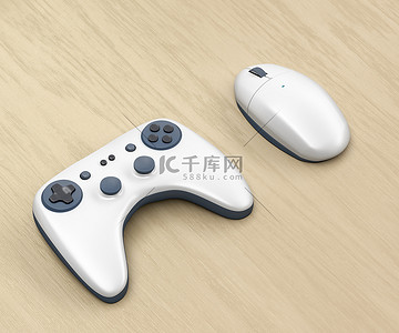 游戏控制器和鼠标高清摄影大图-千库网
