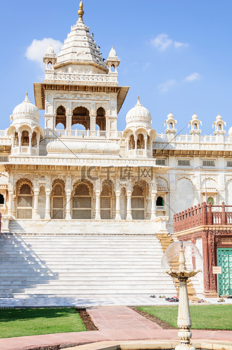 国王纪念碑的不同部分，Jaswant Thada高清摄影大图-千库网