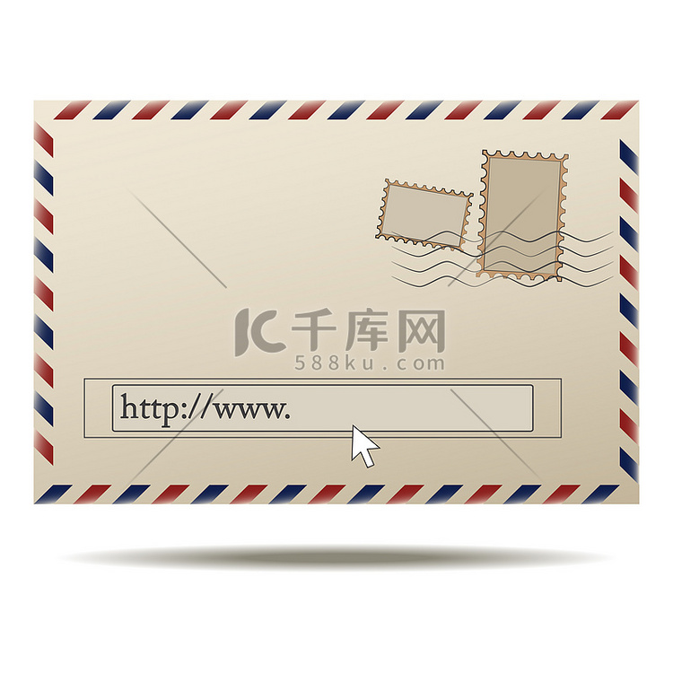 复古邮件高清摄影大图-千库网