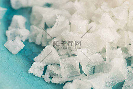 Pyramid salt fleur de sel高清摄影大图-千库网