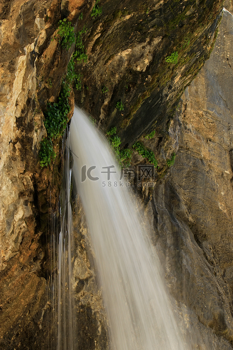 Spouting Rock 瀑布，悬湖，科罗拉多州格伦伍德峡谷高清摄影大图-千库网