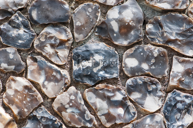 燧石墙高清摄影大图-千库网