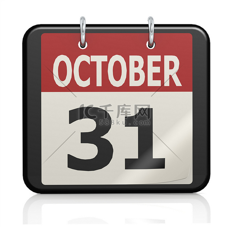 10 月 31 日，万圣节日历高清摄影大图-千库网