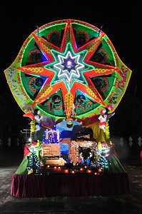 星星圣诞游行高清摄影大图-千库网