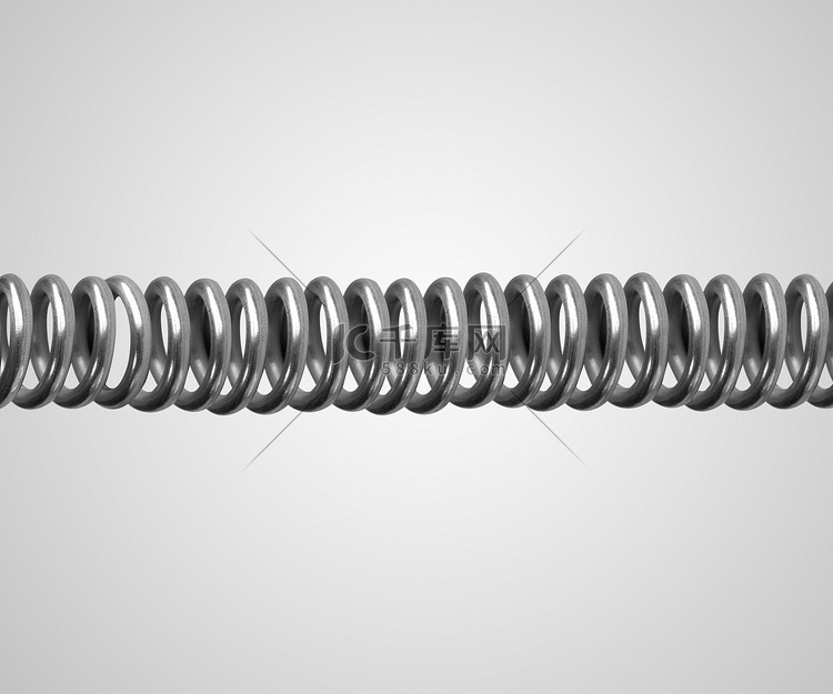 金属弹簧高清摄影大图-千库网