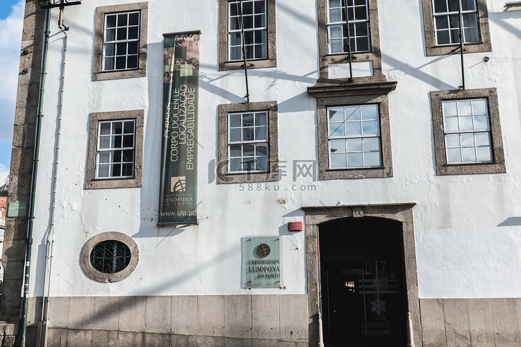 历史上 Lusofona de Porto 大学的建筑细节高清摄影大图-千库网