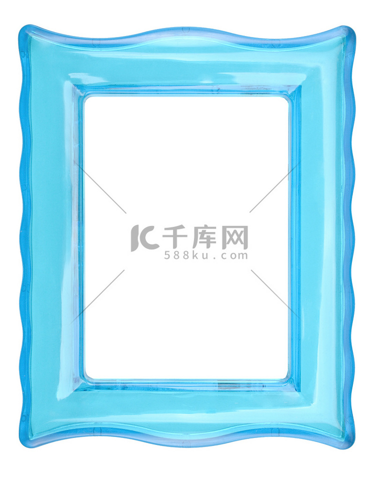 在 is 上的老式透明塑料绿松石色相框高清摄影大图-千库网