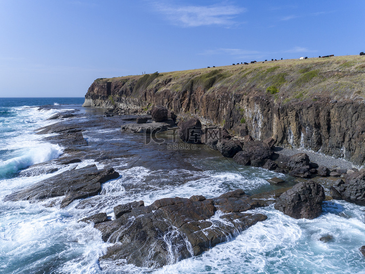 澳大利亚新南威尔士州海岸 Kiama 的沿海入口高清摄影大图-千库网