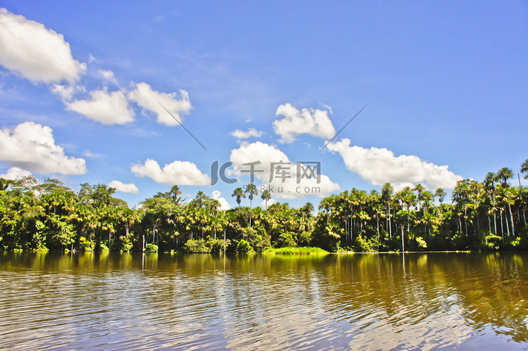 亚马逊盆地、桑多瓦尔湖、坦波帕塔国家保护区、秘鲁、南美洲高清摄影大图-千库网