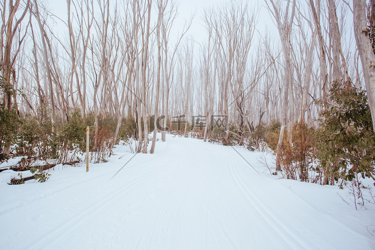 澳大利亚湖山步道高清摄影大图-千库网