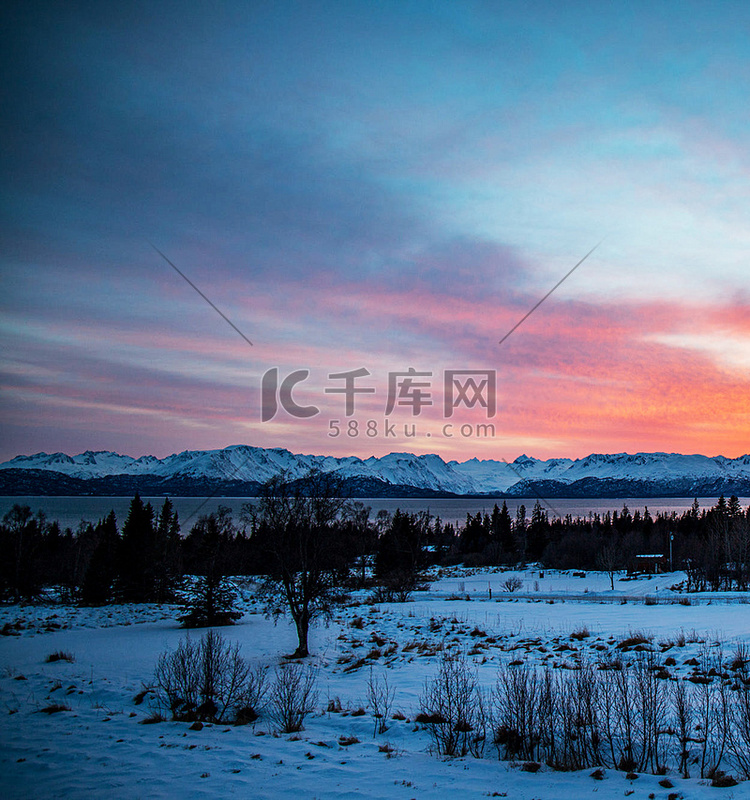 美丽的荷马，阿拉斯加图片高清摄影大图-千库网