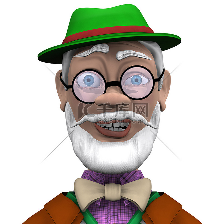 有趣的医生 Aibolit 面对不健康的情绪高清摄影大图-千库网