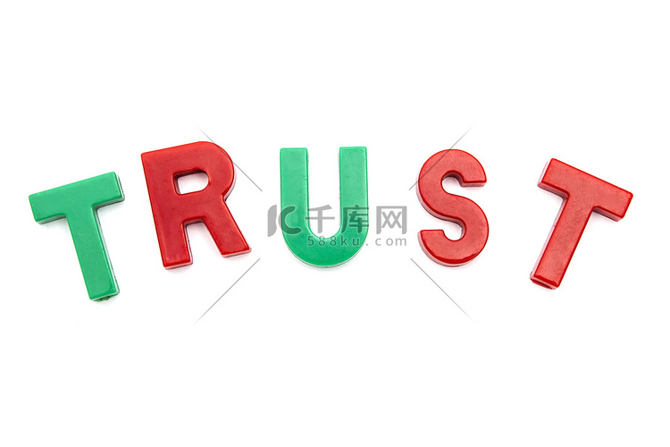 磁铁字母表 TRUST高清摄影大图-千库网