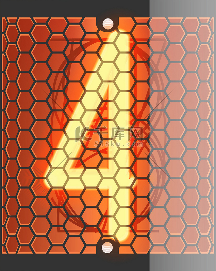 Nixie radio tube.高清摄影大图-千库网