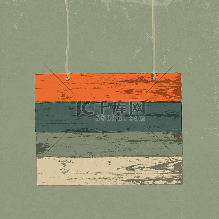复古木牌。高清摄影大图-千库网