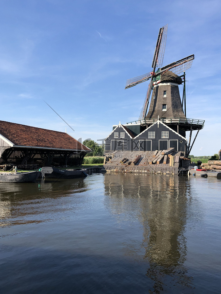 IJlst 的 Windmill De Rat高清摄影大图-千库网