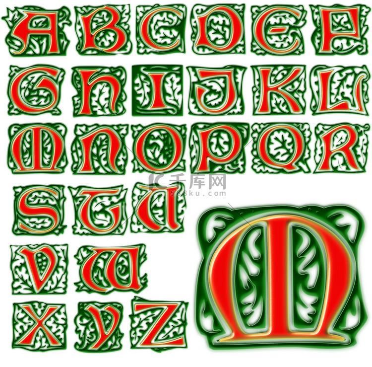 Abc 字母表矢量设计高清摄影大图-千库网