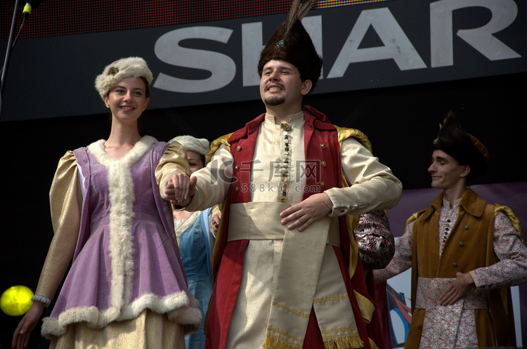 民族舞蹈表演高清摄影大图-千库网