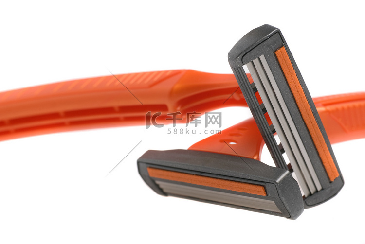 抽象的一次性剃须刀高清摄影大图-千库网