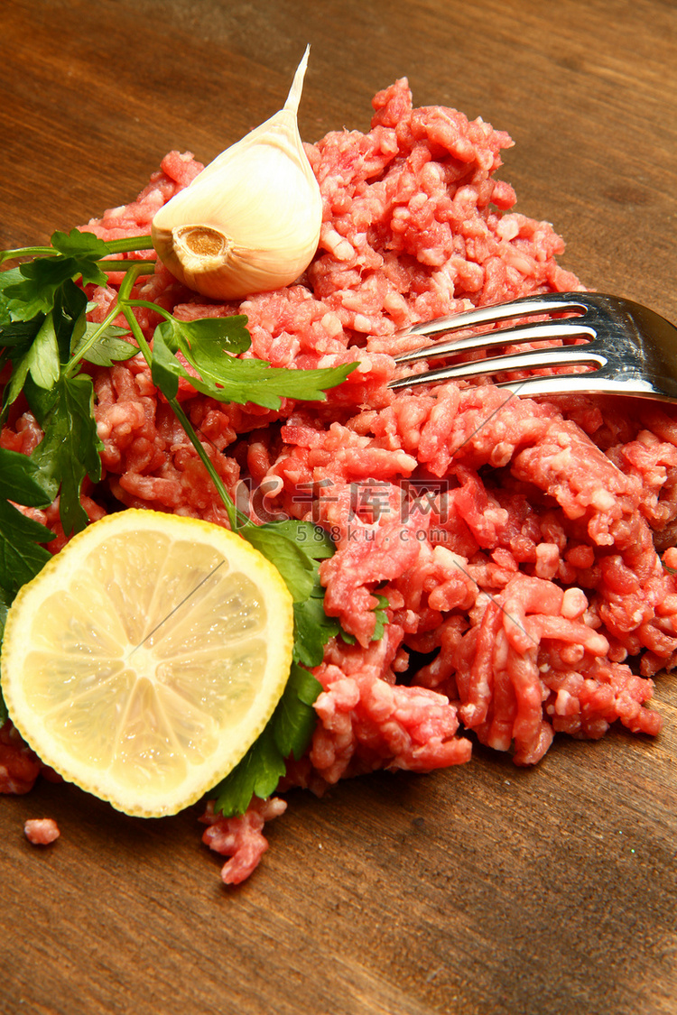 碎肉高清摄影大图-千库网