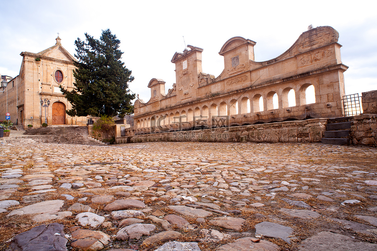 "Granfonte，莱昂福特的巴洛克式喷泉"高清摄影大图-千库网